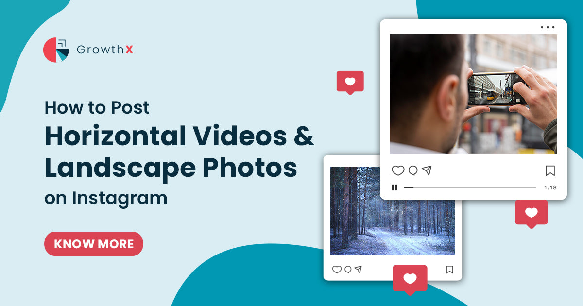 How to post horizontal videos & landscape photos on Instagram – GrowthX